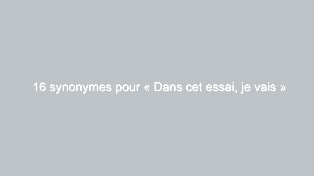 20 Synonymes pour «Bien écrit»